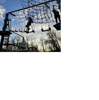rope course at sunset | | wvnews.com