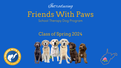 West Virginia Governor Announces Addition of Six New Therapy Dogs in ...