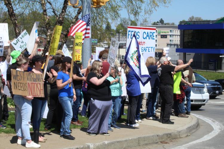Protesters rally against NIOSH layoffs in Morgantown, West Virginia ...