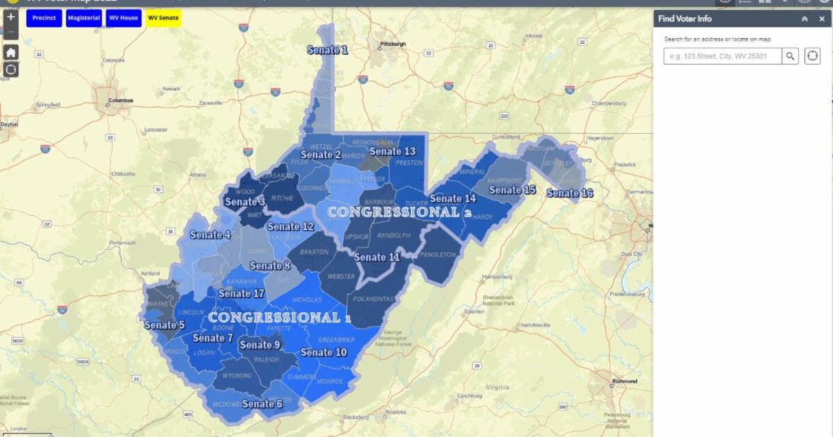 West Virginia Secretary of State unveils interactive map of voting ...
