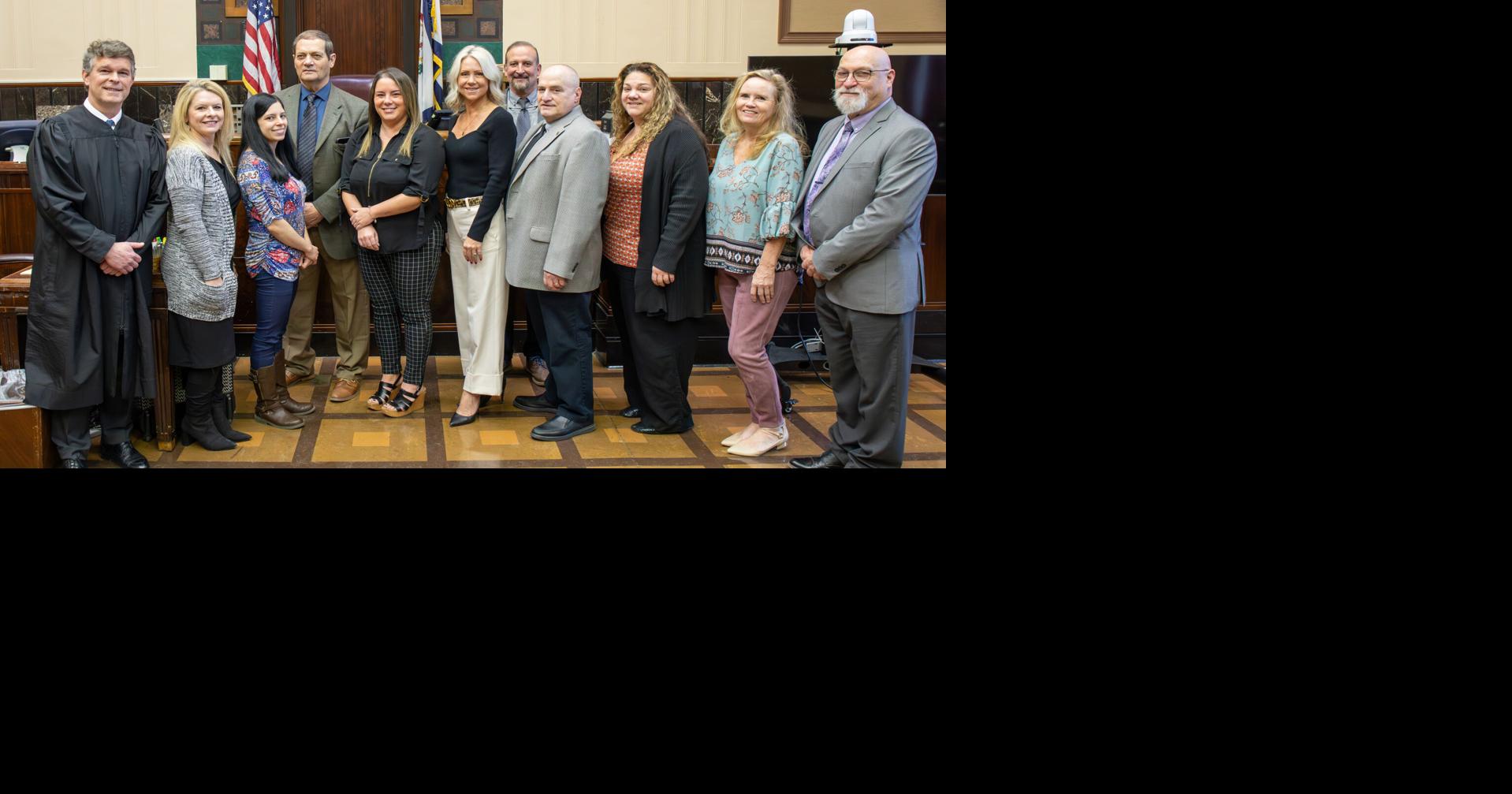 Chief Judge McCarthy swears in Harrison County magistrates & assistants ...