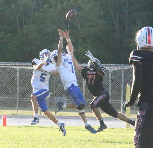 Point football fend off Blue Devils to win Battle of the Bridge ...