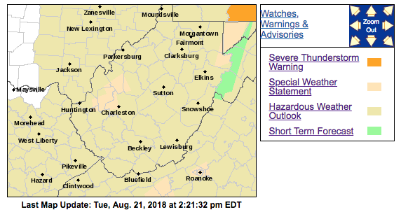 Update: Severe thunderstorm watch issued for Eastern Panhandle ...