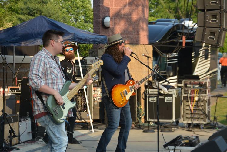 .38 Special rocks into Clarksburg (West Virginia) Amphitheater ...