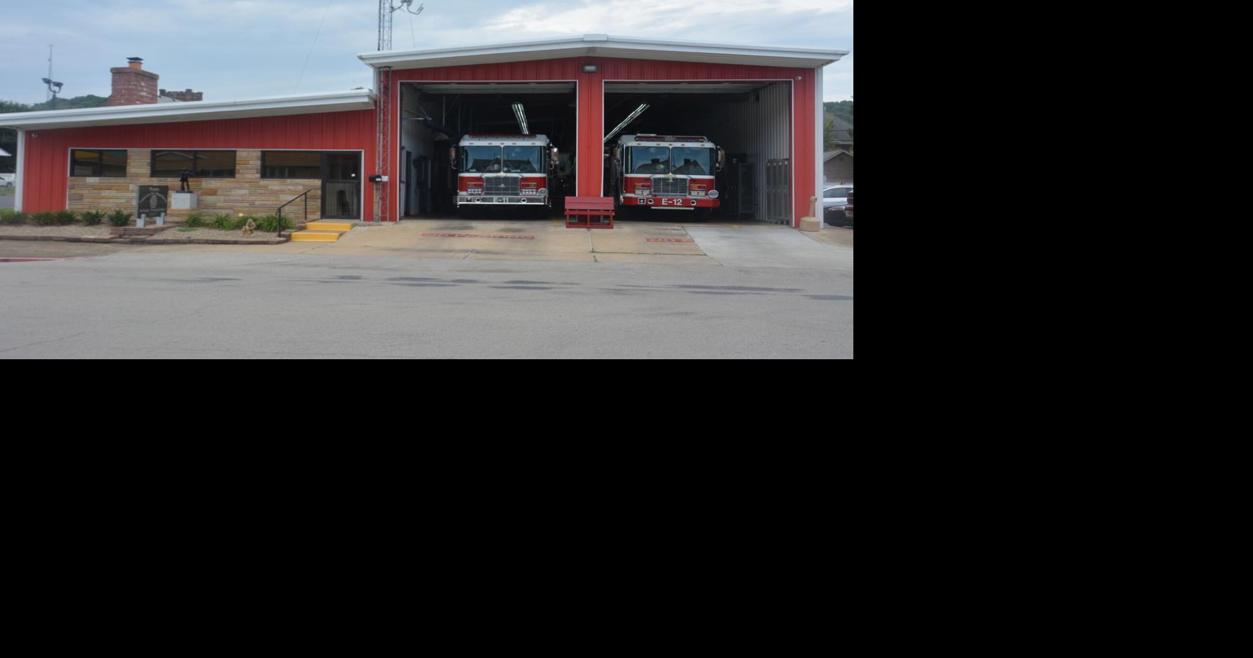 Weston Vol. Fire Dept., with open bay doors | | wvnews.com