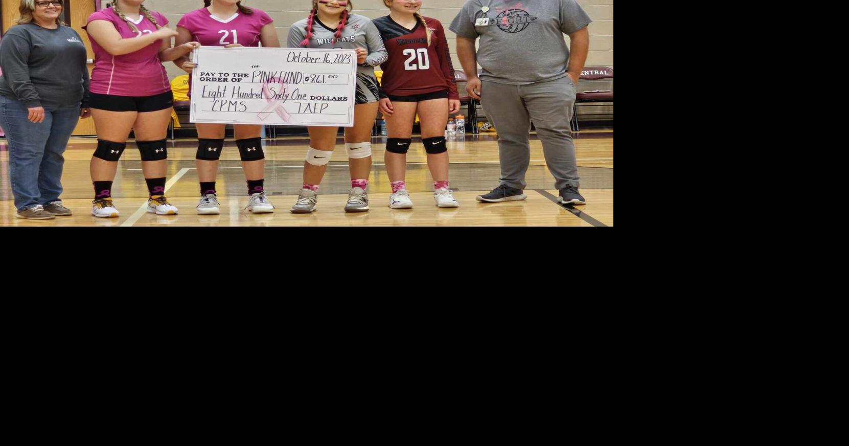Preston middle school volleyball players raise funds for breast cancer ...