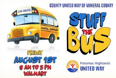Mineral Countians can 'Stuff the Bus' on Aug. 1 | Mineral County WV ...