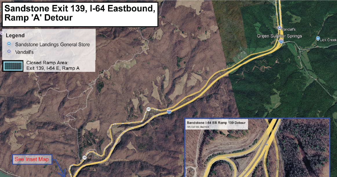 New traffic pattern begins April 1 at Sandstone Bridge | WV News ...