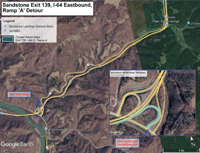 New traffic pattern begins April 1 at Sandstone Bridge | WV News ...