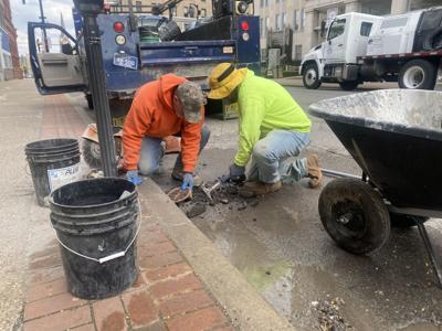 3rd street sewage pipe project continues in downtown Clarksburg (West ...