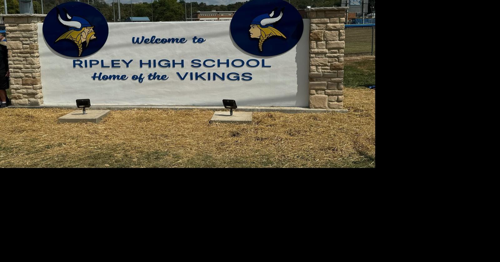 New welcome sign unveiled at Ripley High School | Jackson Star and ...