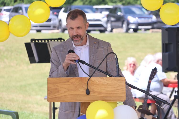 Almost Heaven Swing unveiled at Bruceton Mills Dam during ribbon ...