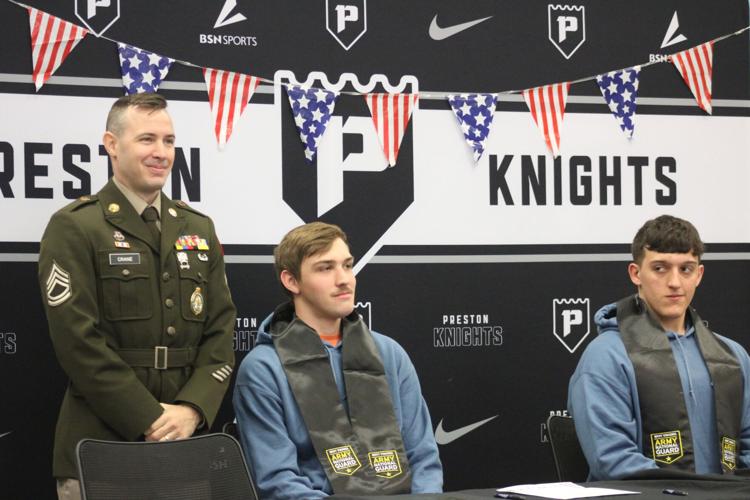 Preston High School celebrates students on Military Signing Week ...