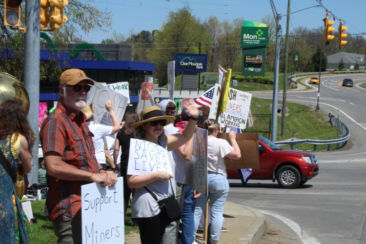 Protesters rally against NIOSH layoffs in Morgantown, West Virginia ...