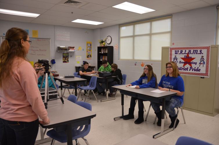 Robert L. Bland advanced English adds broadcast aspect to seventh-grade ...
