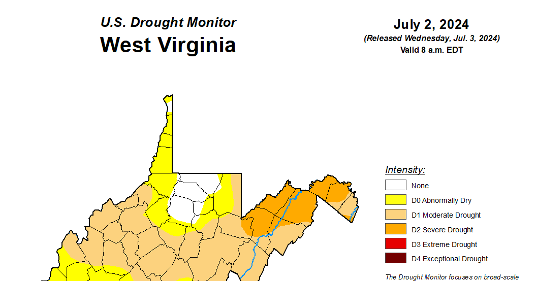 Drought conditions spread throughout most of West Virginia | WV News ...