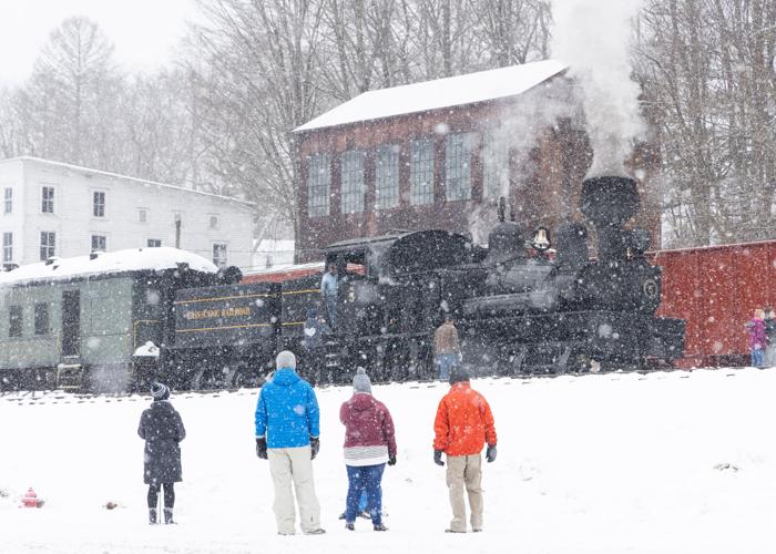 Winter train rides through the Monongahela National Forest available at ...