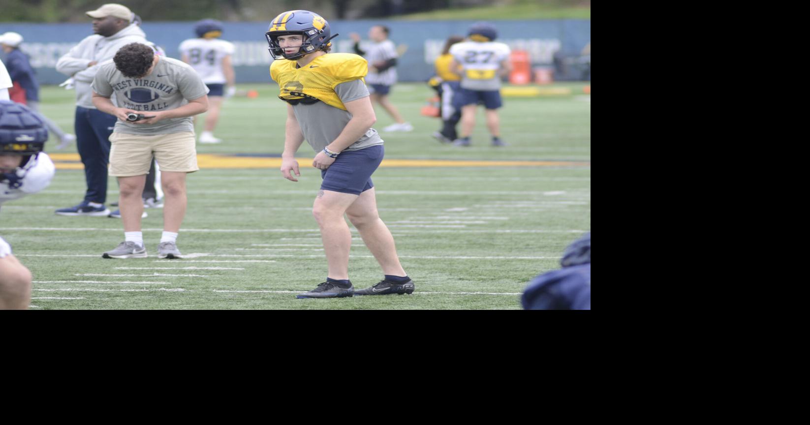 WVU football 0417 Luke Savino kicks front | West Virginia University ...