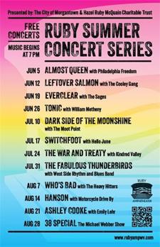 Ruby Summer Concert Series 2026 lineup announced | WV News | wvnews.com