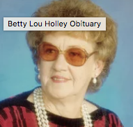 Betty Lou Holley | WV Obituaries | wvnews.com