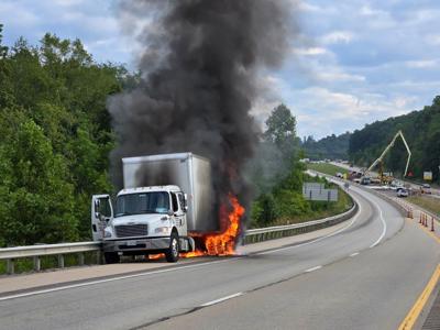 I-79 southbound shut down in Marion County, West Virginia, as crews ...