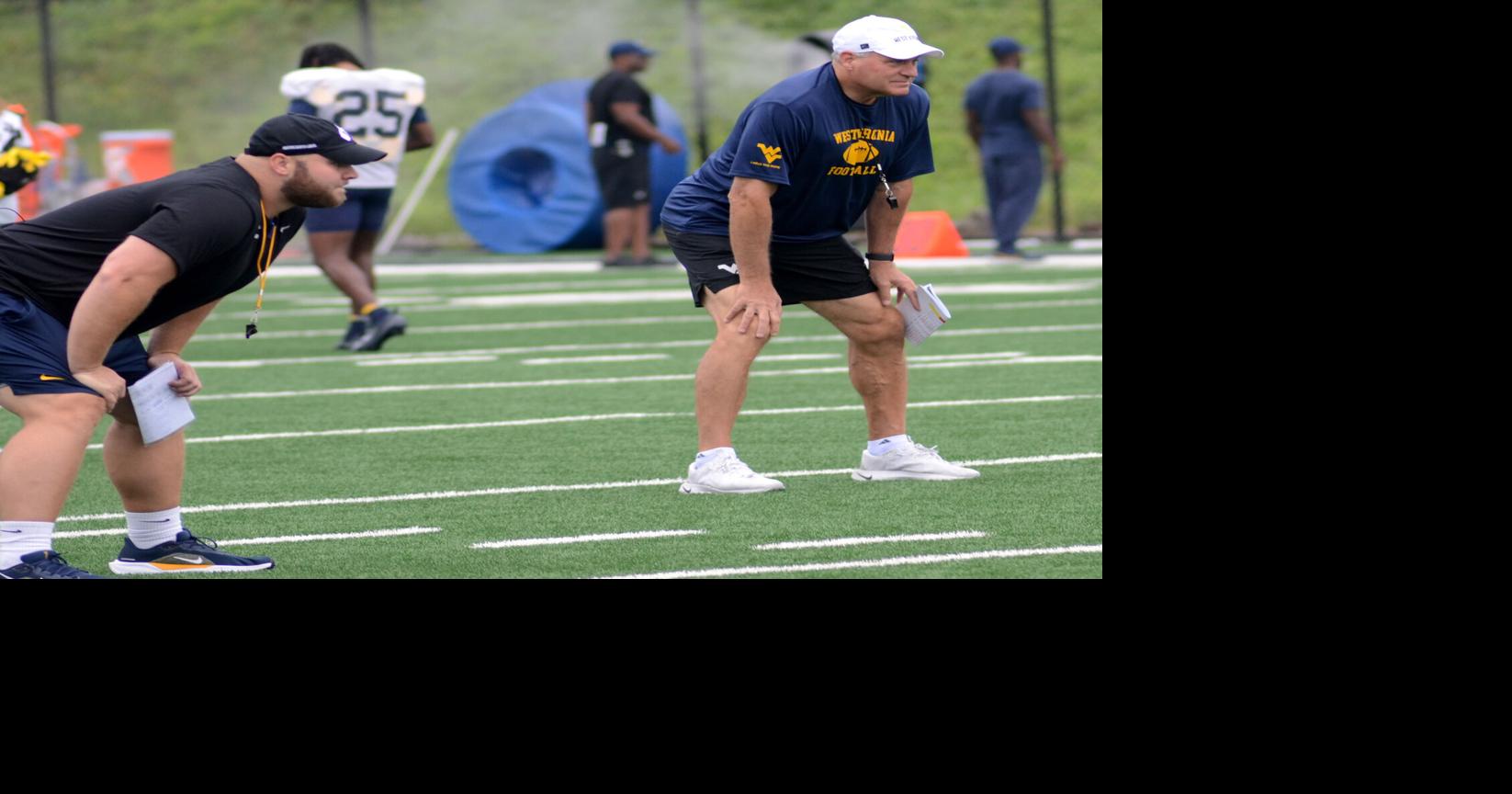 Rich Rodriguez drives point home after rough first day in pads for WVU ...