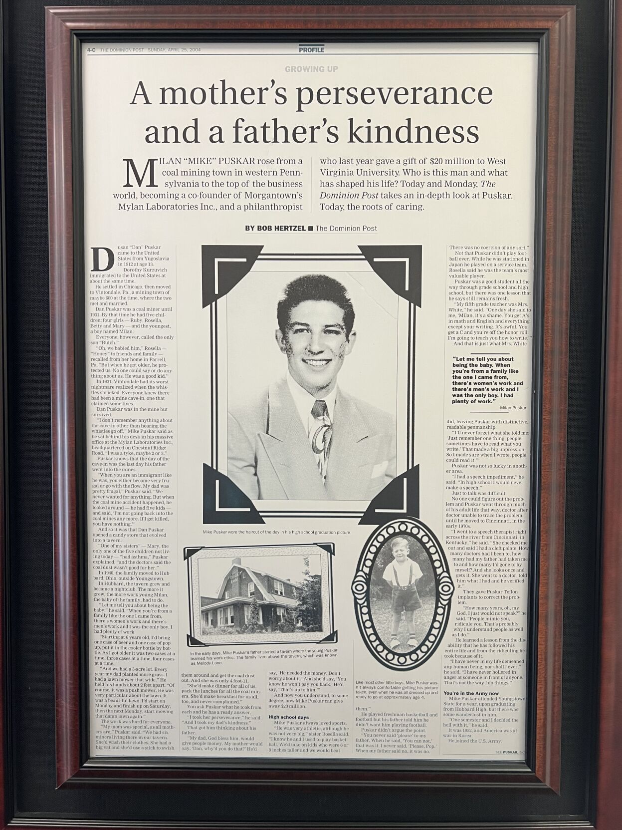 Milan Puskar left a lasting, continuing, impact on Morgantown and West ...