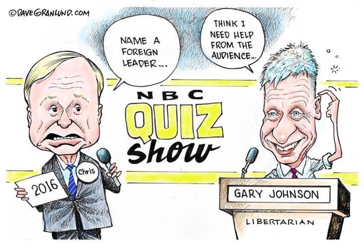 Granlund cartoon: Gary Johnson quiz | Opinion for Mineral County, WV ...