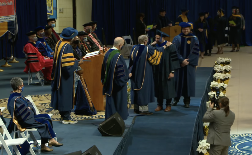 West Virginia University graduation ceremony held at Coliseum for first ...
