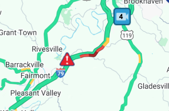 Traffic Alert!: Road work in Monongalia County has traffic backed up on ...