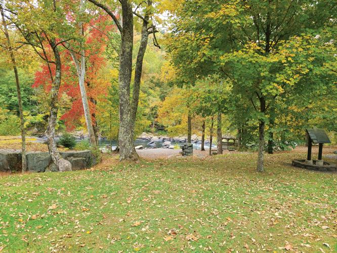 Valley Falls State Park offers spectacular autumn views of trees ...
