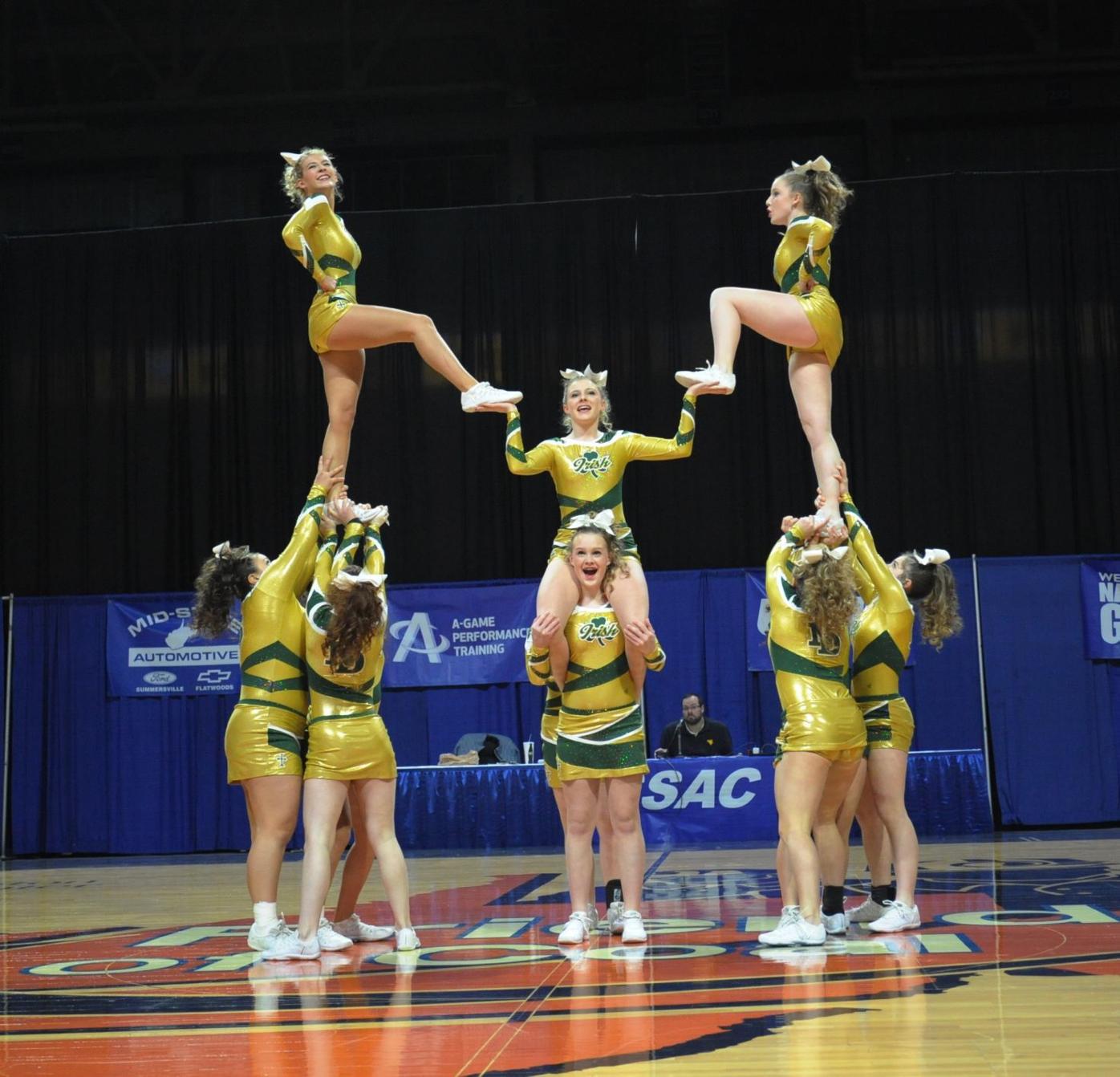 Notre Dame finishes sixth in Class A state cheer competition | | wvnews.com
