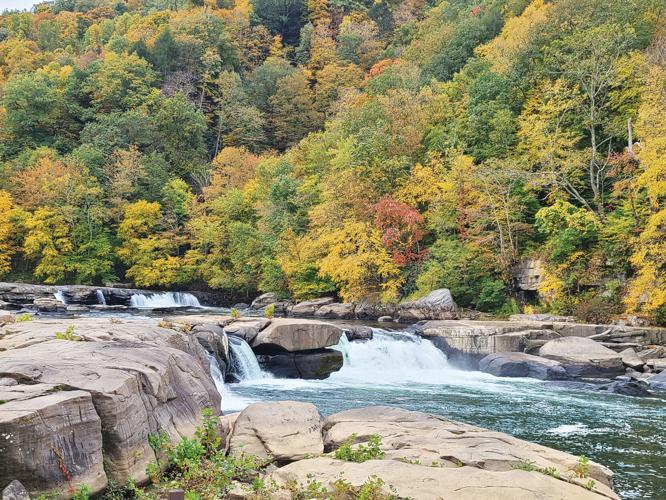 Valley Falls State Park offers spectacular autumn views of trees ...
