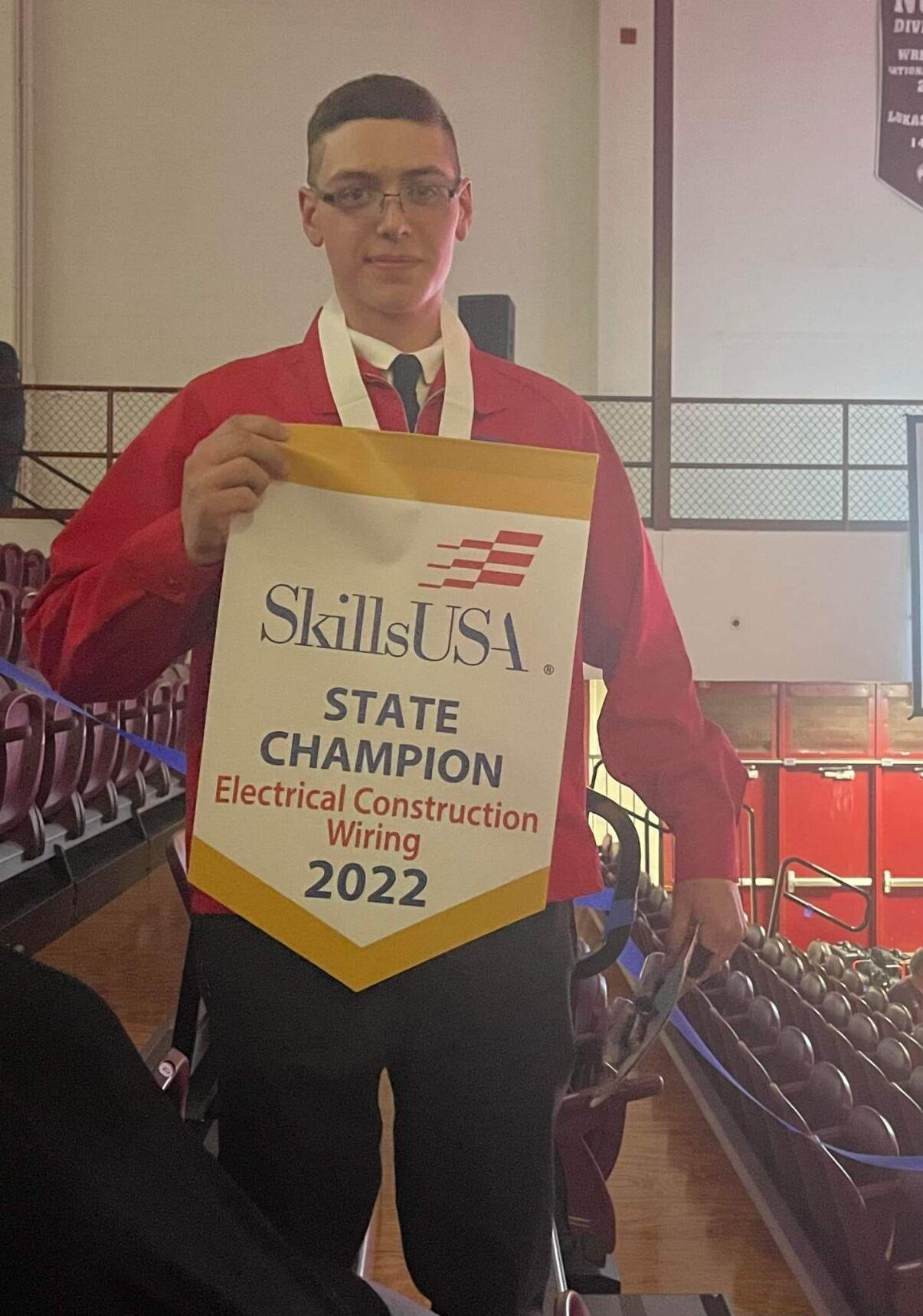 Local student Lucas Queen honored at annual SkillsUSA Workforce ...