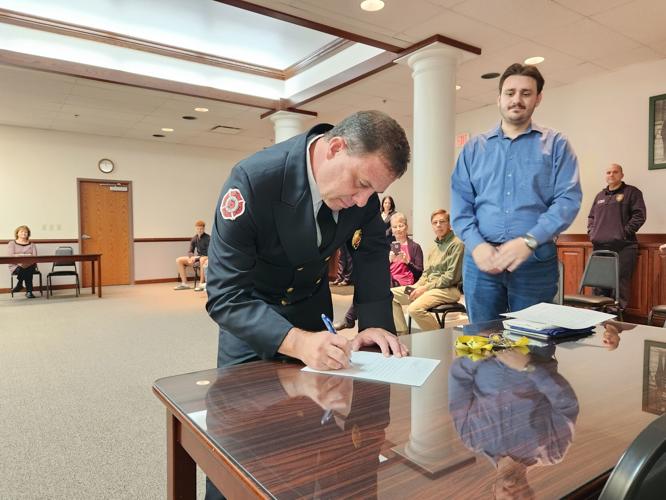 City of Fairmont, West Virginia, swears in Brian Starn as new fire ...