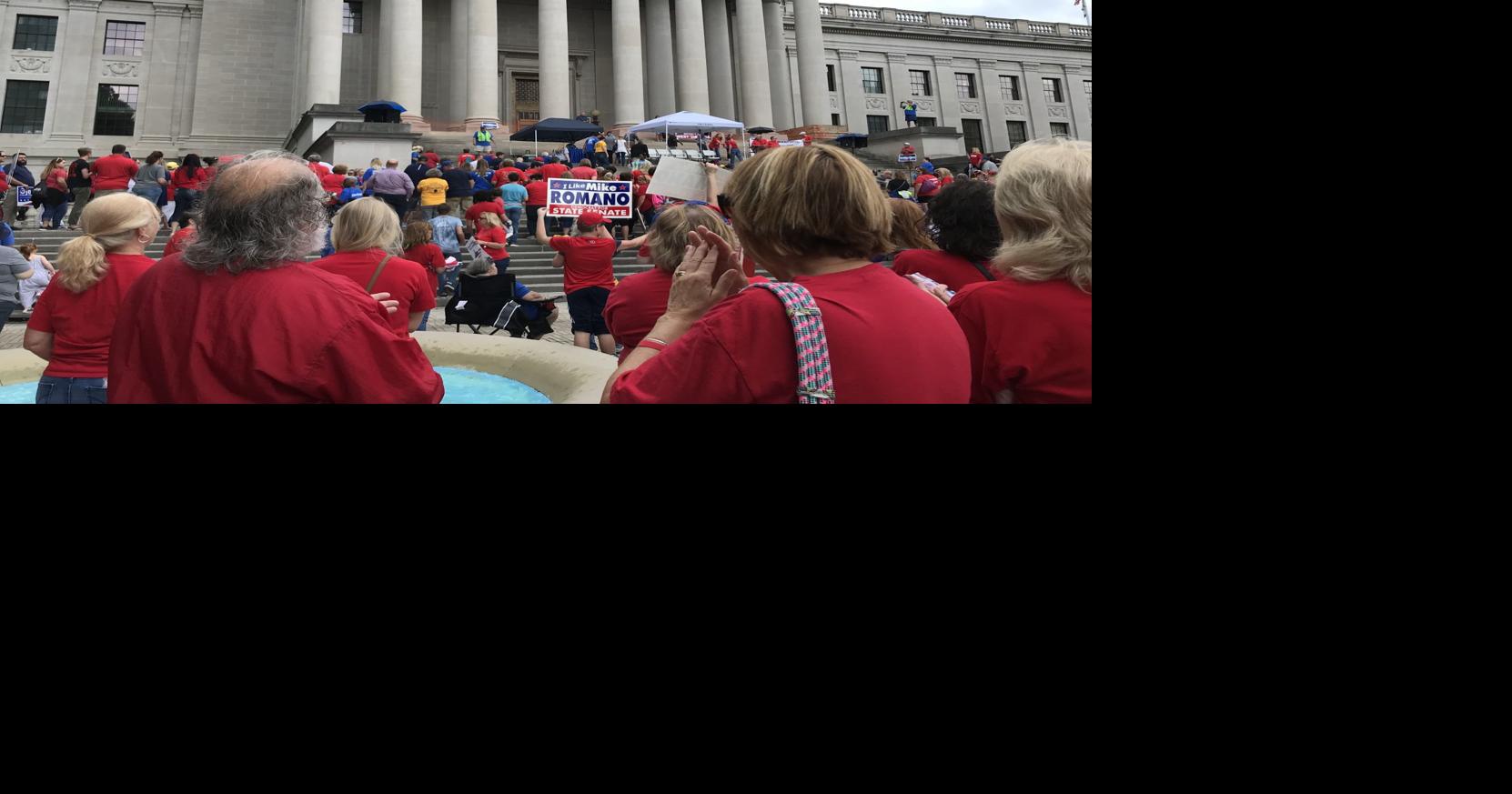 Teachers return to Capitol steps for rally | WV News | wvnews.com
