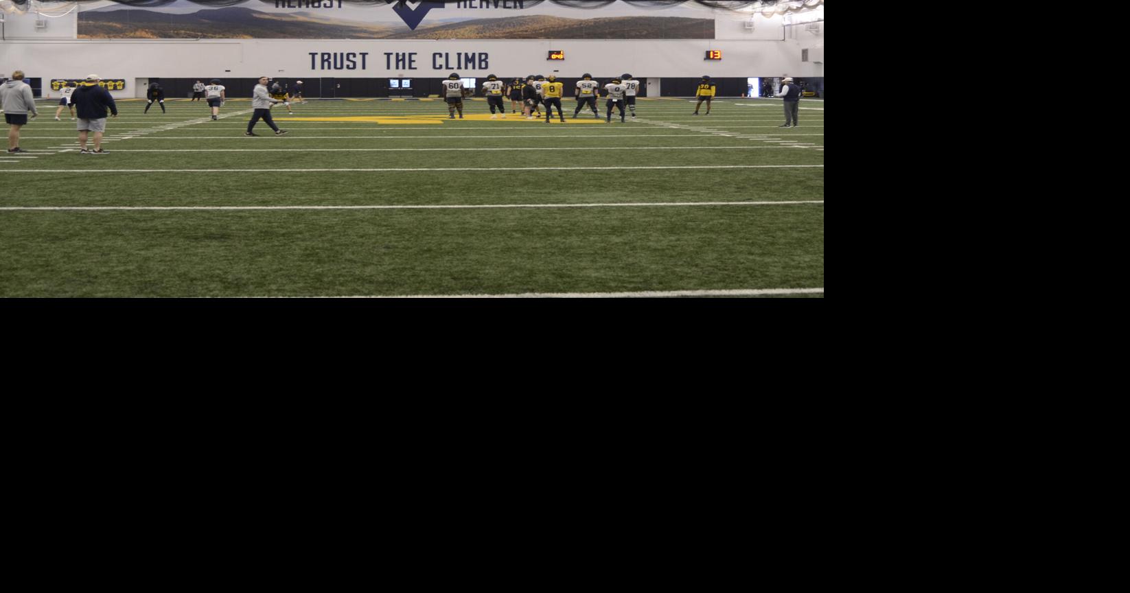 WVU football 0404 Indoor Practice facility interior 2 front | West ...