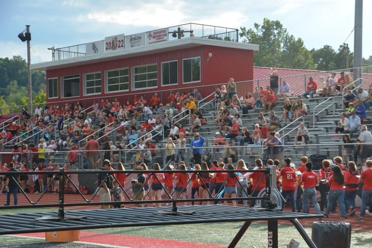 Bridgeport (West Virginia) High School musicians prepare for marching ...
