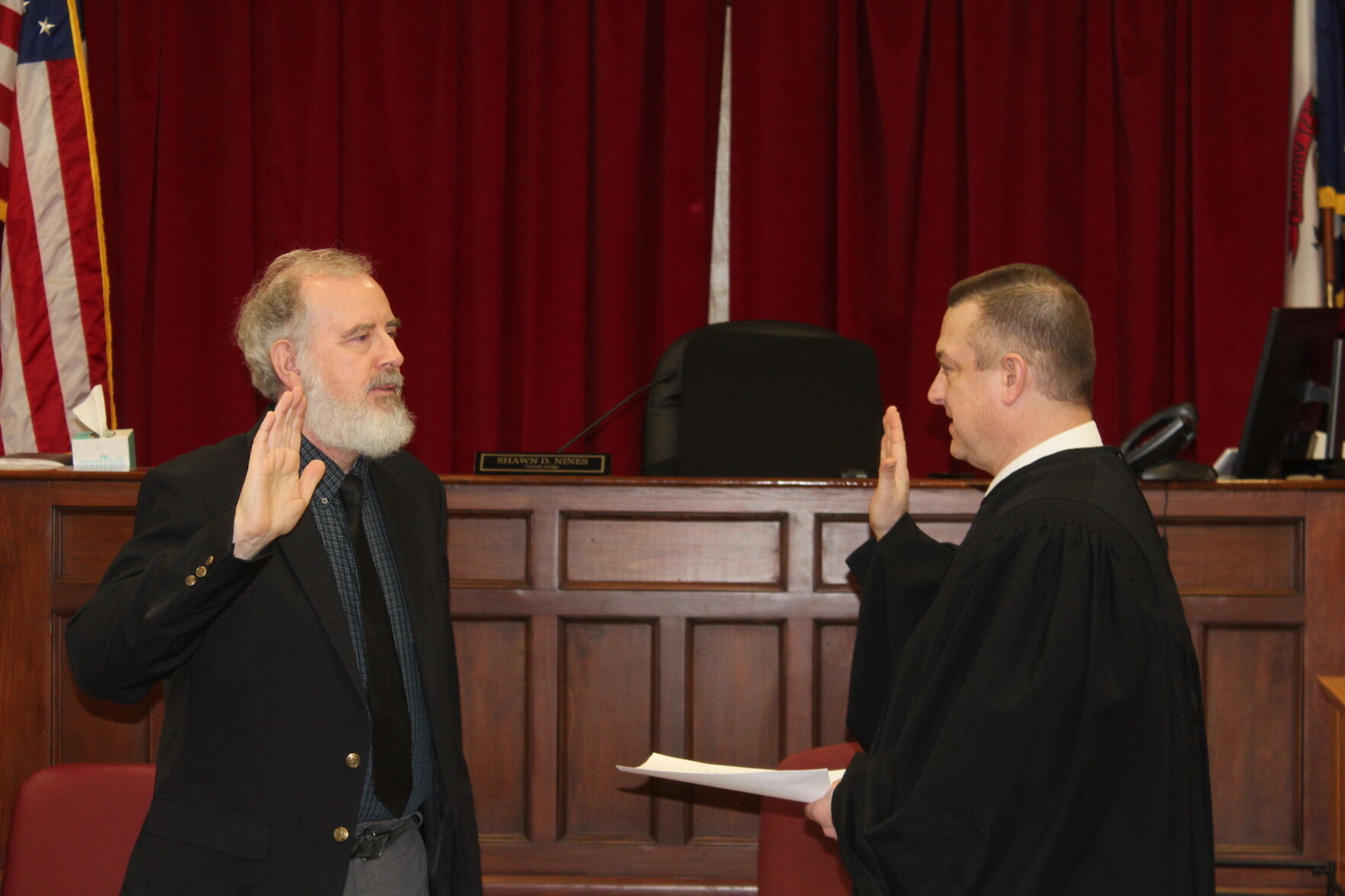Former Magistrate Ricky R. Reese sworn in as Administrative Chief ...
