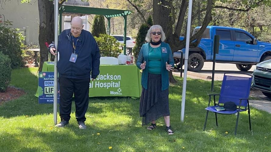 Flag raised at Mon Health SJMH for National Organ Donor Month | Weston ...