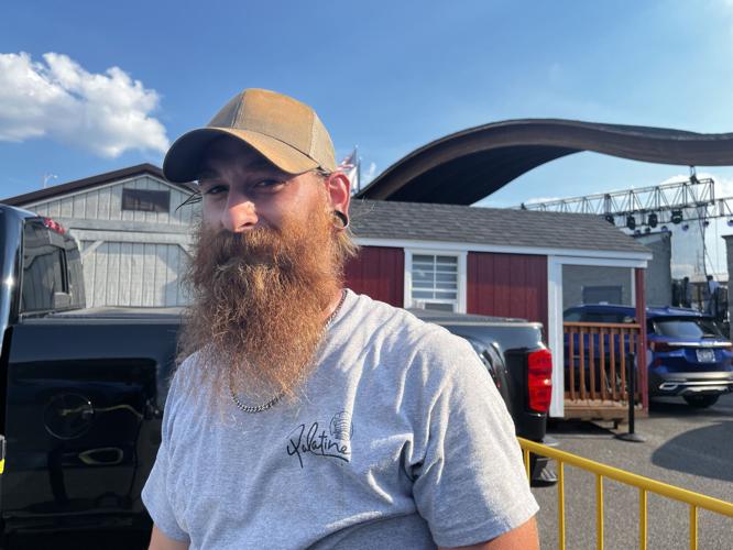 Palatine Park in Fairmont (West Virginia) full of concert goers during ...