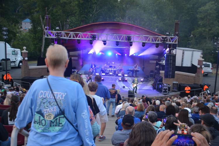 .38 Special rocks into Clarksburg (West Virginia) Amphitheater ...
