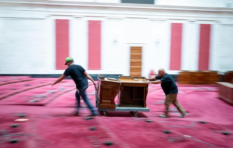 West Virginia House of Delegates Chamber undergoes upgrades before ...