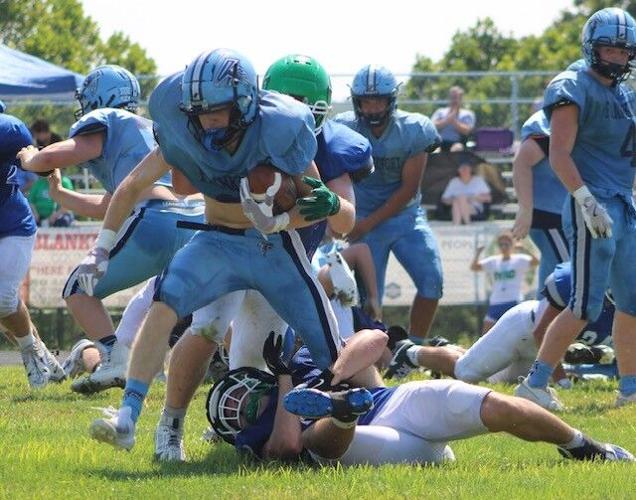 Frankfort football scrimmages Robert C. Byrd at home | Mineral County ...
