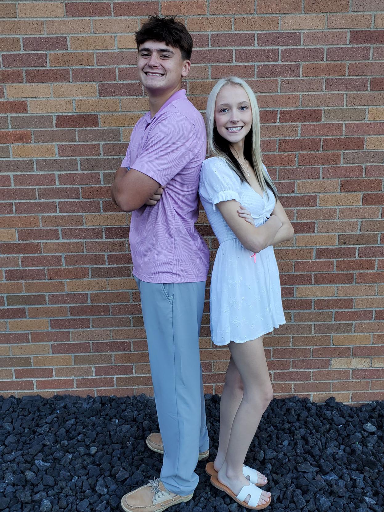 2025 Mr. and Miss Viking candidates Dylann Sayre and Kyler Doss ...