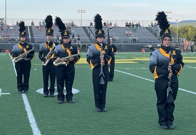 Photo Gallery: Keyser Golden Tornado Band debuts show at first home ...