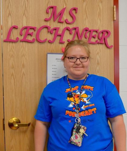 Lechner uses fun and games to interest elementary school students in an ...