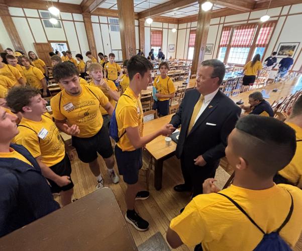 West Virginia Secretary of State Kris Warner speaks to Boys and Girls ...