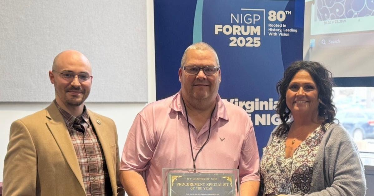 SOS Finance Specialist Stricklen Wins WV Procurement Award | WV News ...