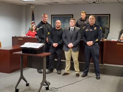 Members of public voice concerns with council; new police officer sworn ...